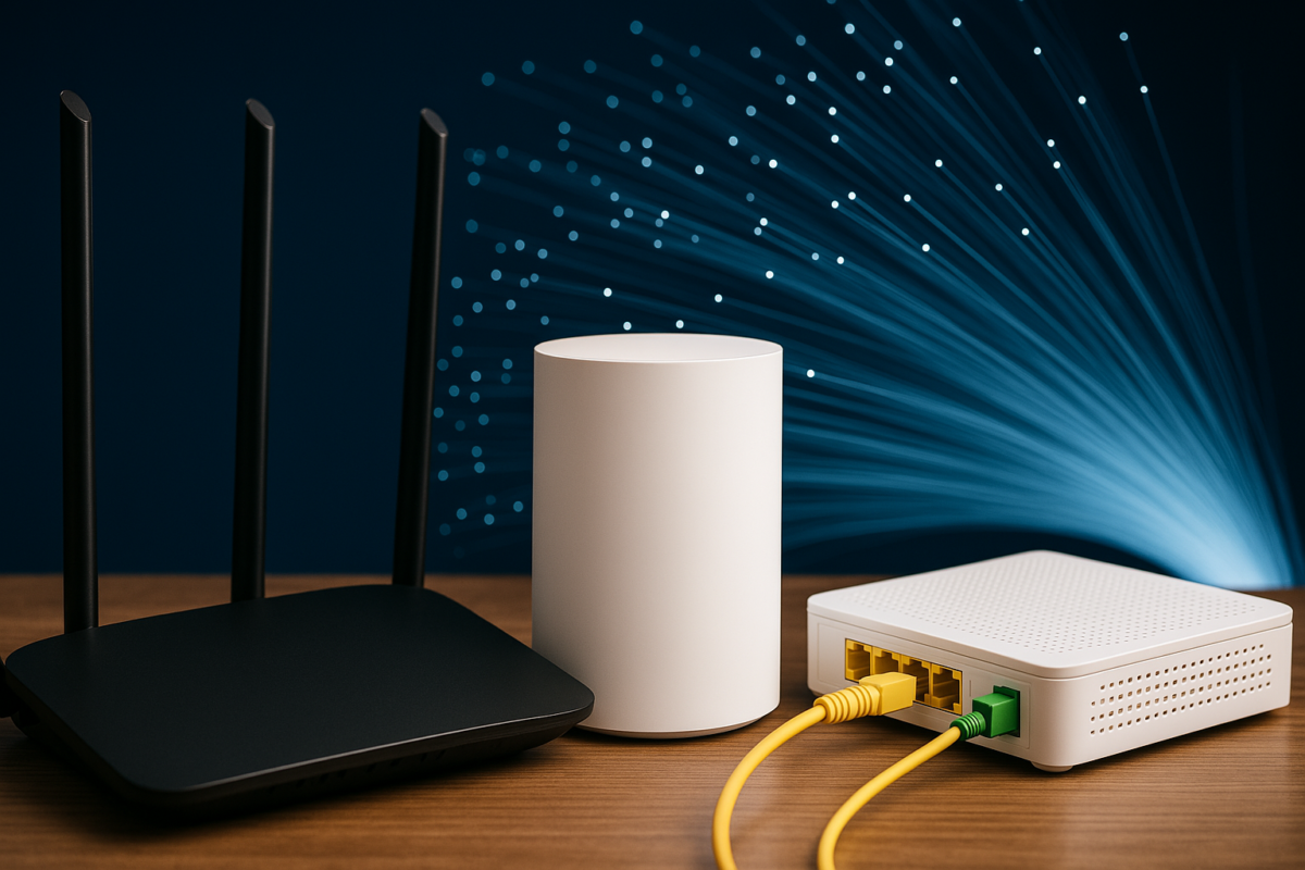 Rete domestica veloce: guida a Router, Wi-Fi e Fibra Ottica